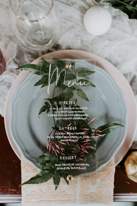 30 menus de mariage originaux pour votre grand jour - Cotton Bird Le blog